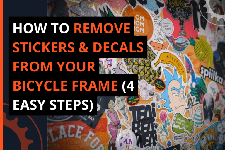 How to Remove Stickers & Decals from Your Bicycle Frame